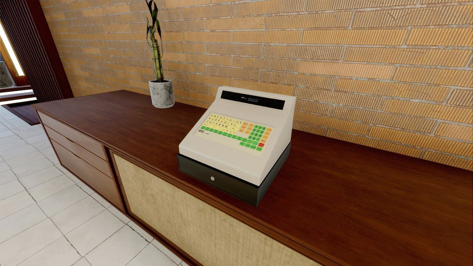 3D Retro Cash Register - 80s Era - TurboSquid 2254357