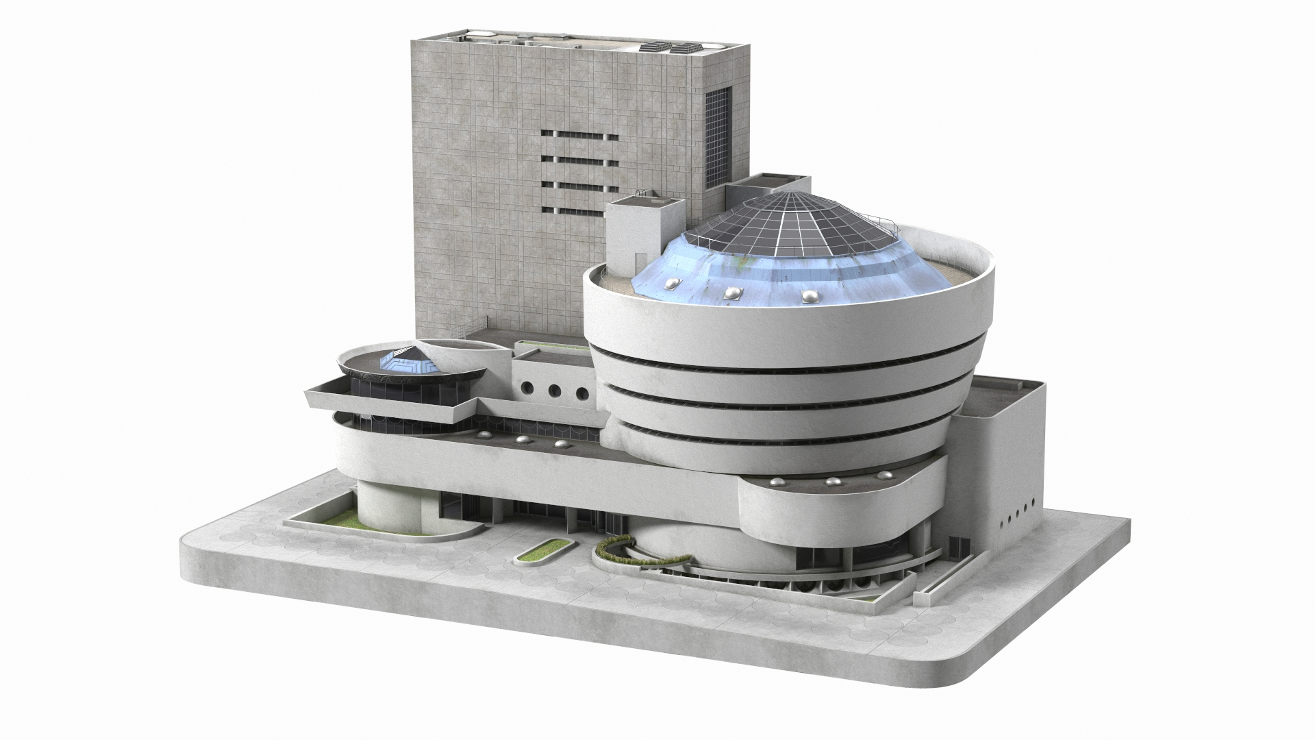 Museum Complex 3D Model - TurboSquid 1736774