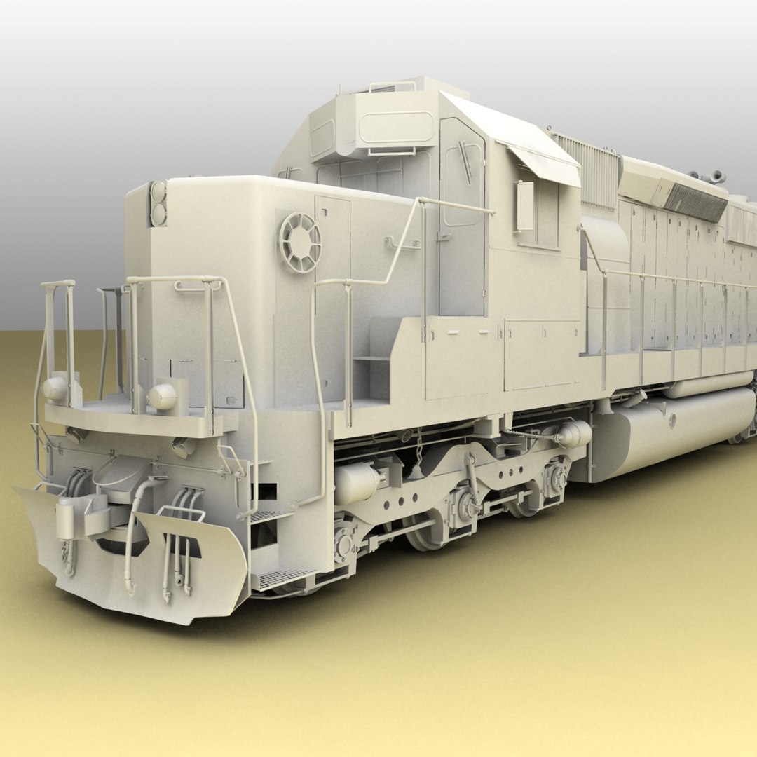 3d emd sd40-2 engines sf