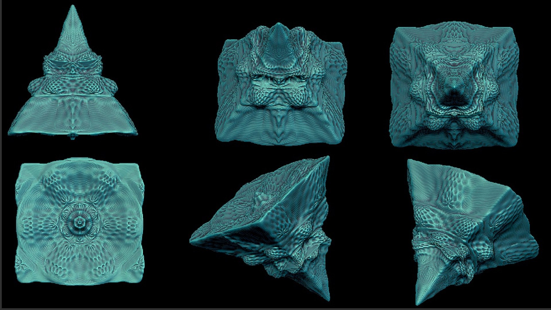 3D Model 20 Fractal Pyramid 3D Print Model - TurboSquid 1924004