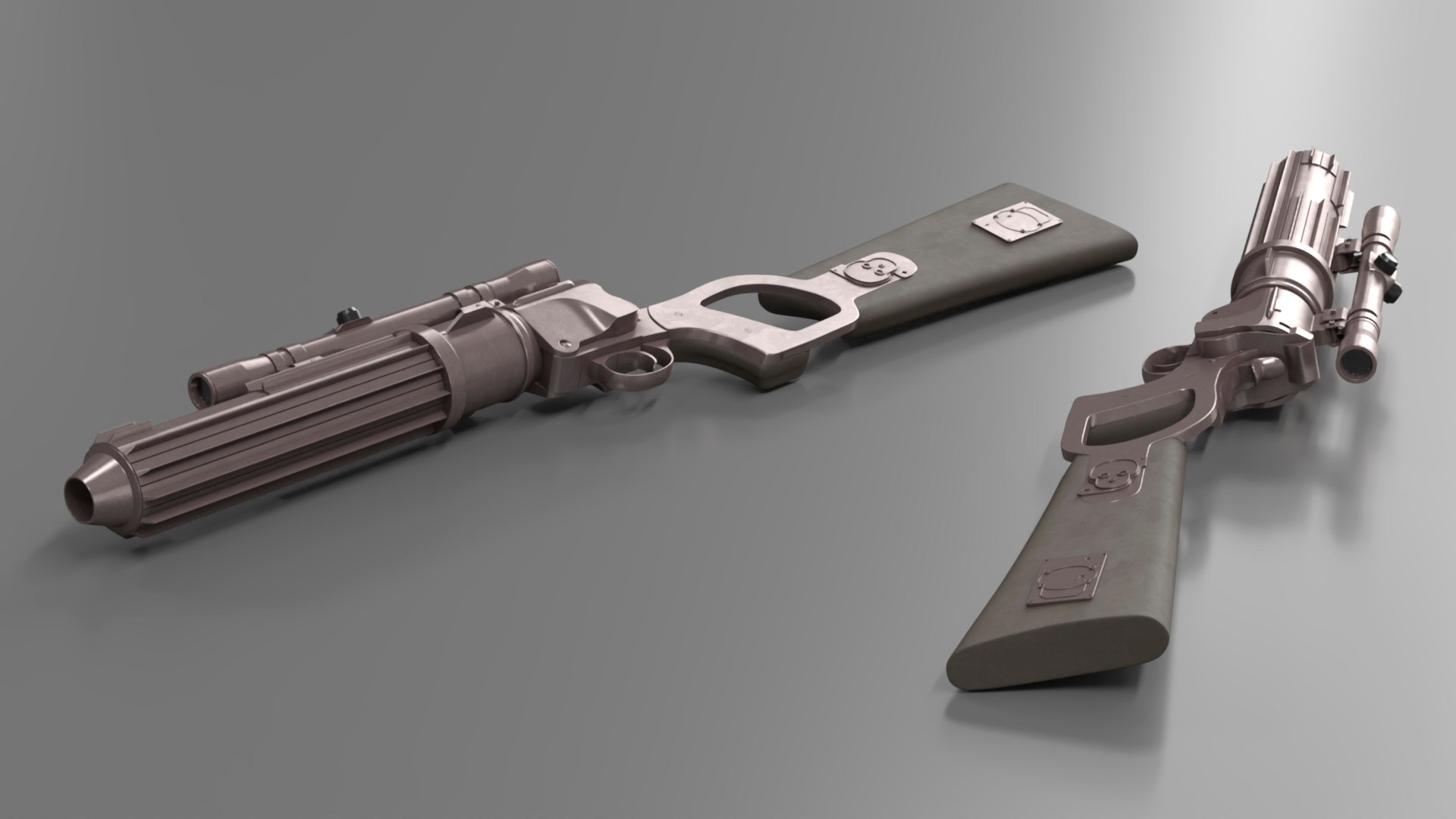 3D Model Star Wars EE-3 Boba Fett Carbine Rifle - TurboSquid 2261394