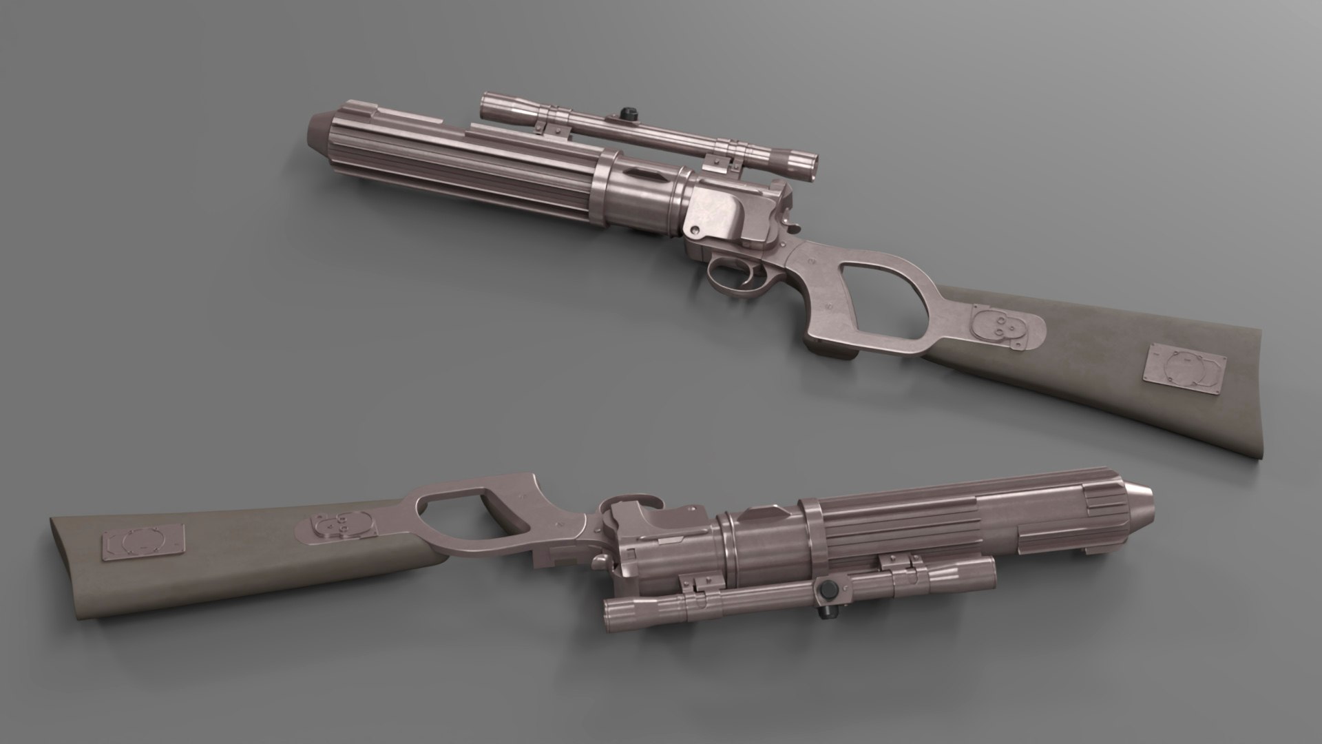 3D Model Star Wars EE-3 Boba Fett Carbine Rifle - TurboSquid 2261394