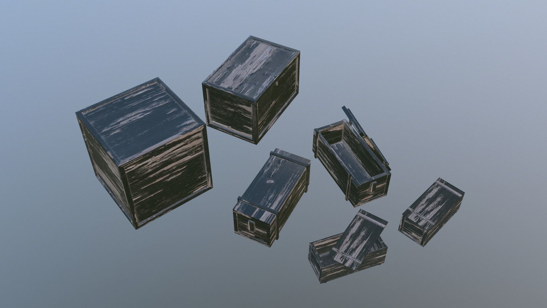 Old box 3D - TurboSquid 1537480