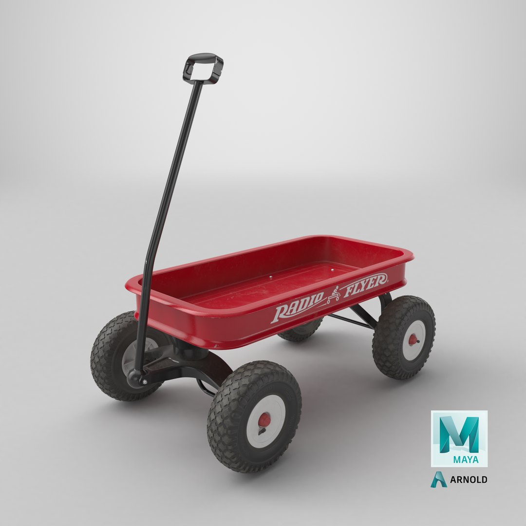 Childs Classic Steel Pull Wagon 3D Model 3D Model - TurboSquid 2315822