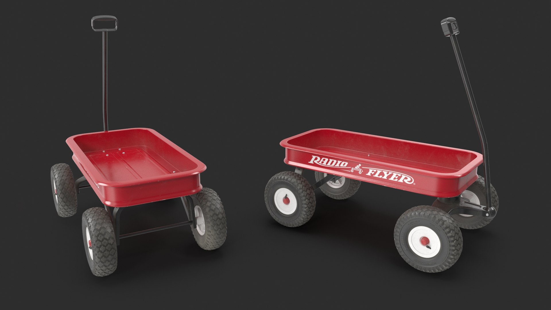 Childs Classic Steel Pull Wagon 3D Model 3D Model - TurboSquid 2315822