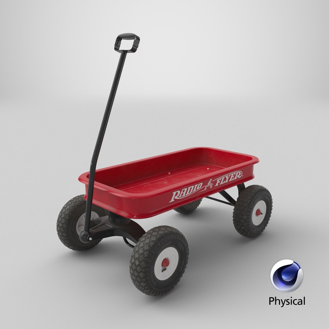 Childs Classic Steel Pull Wagon 3D Model 3D Model - TurboSquid 2315822