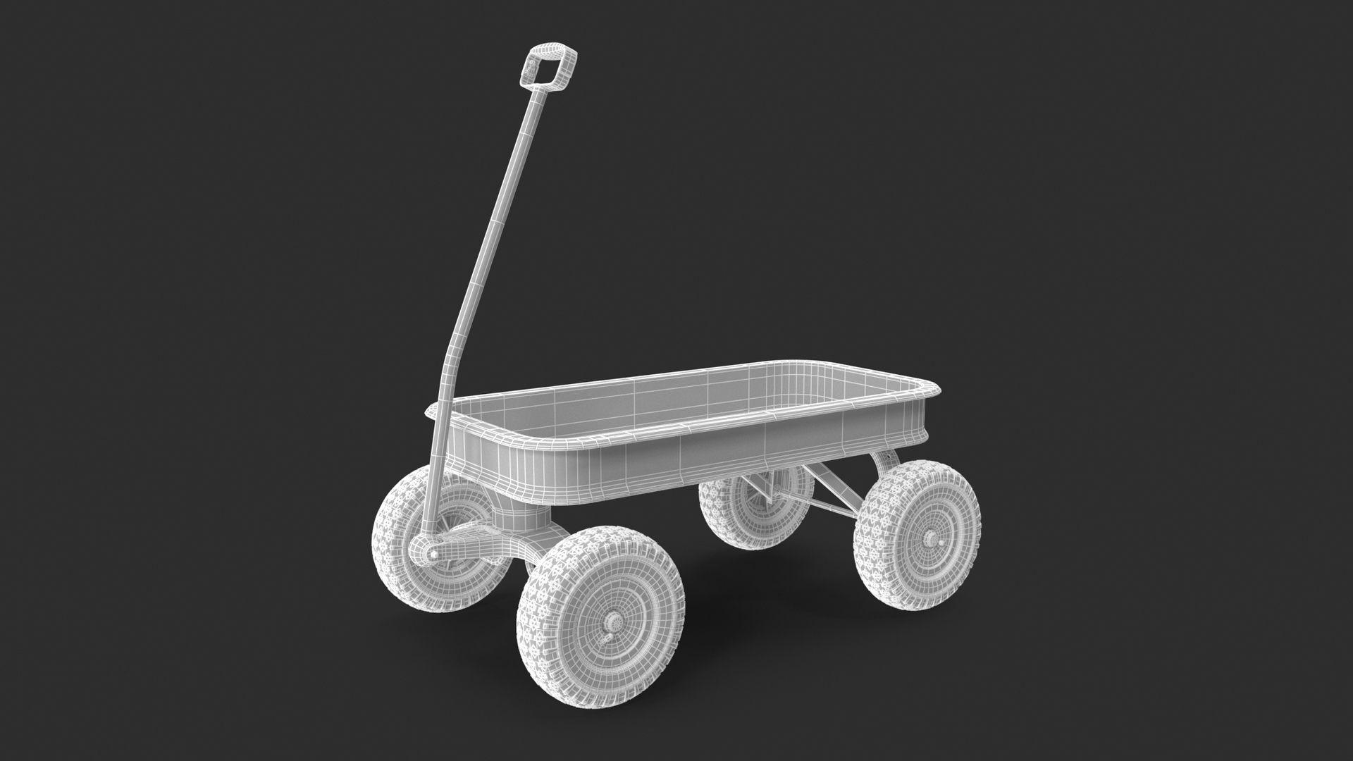 Childs Classic Steel Pull Wagon 3D Model 3D Model - TurboSquid 2315822