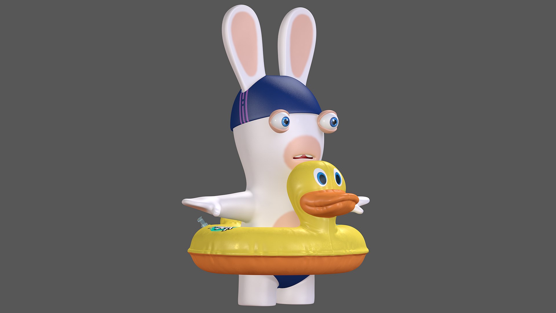 3D Model Rabbid Swimmer Character 8K - TurboSquid 1773581