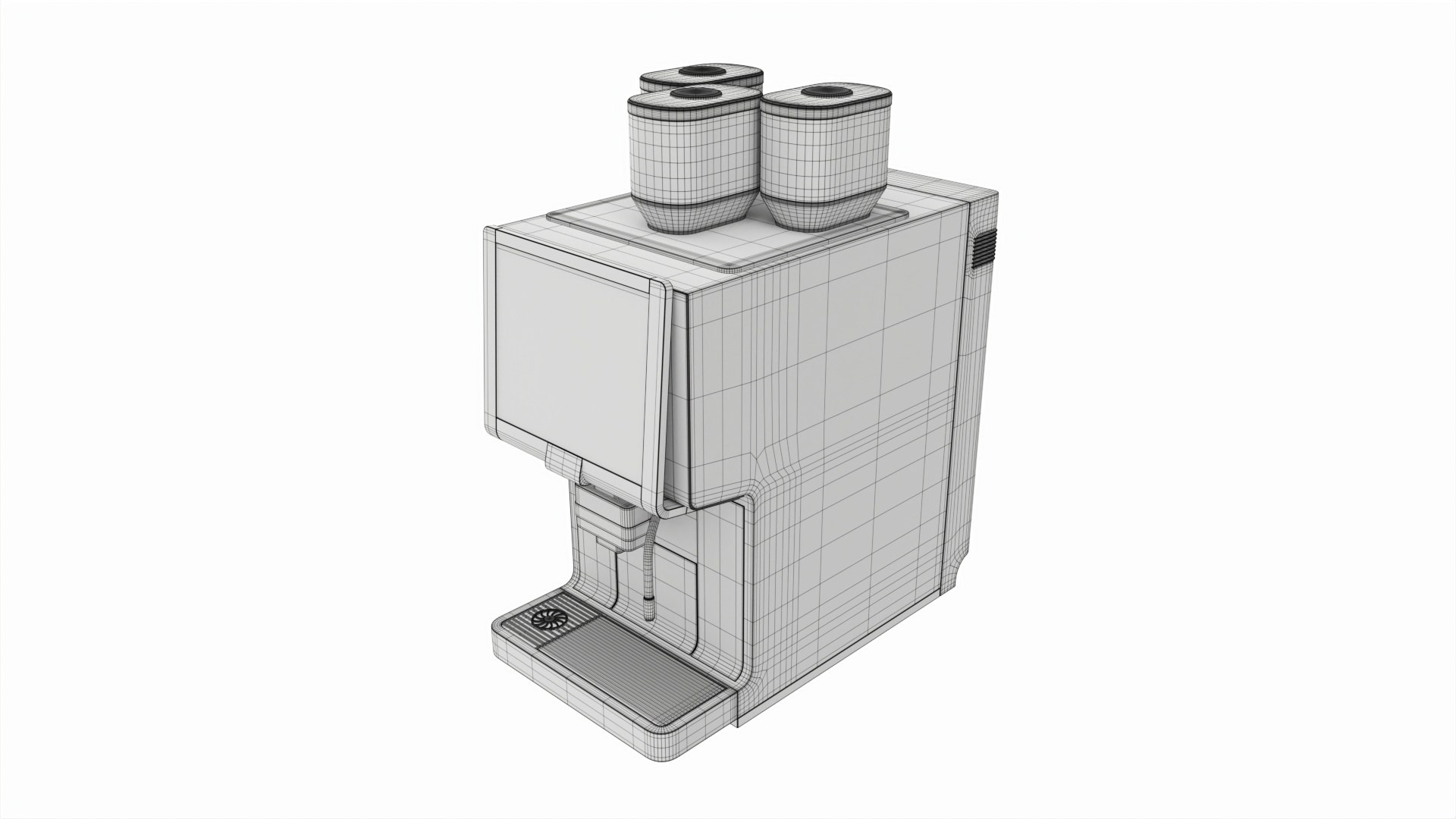 Commercial Automatic Coffee Machine 3D Model - TurboSquid 2225562