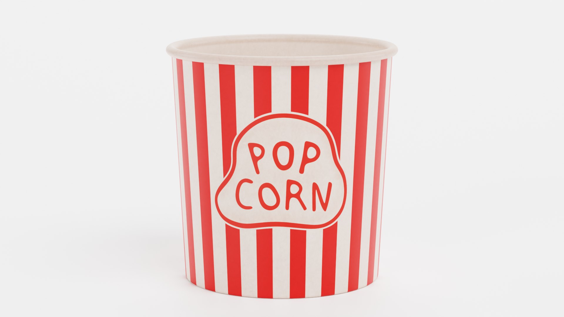3D Popcorn Cup 1 Model - TurboSquid 2066966