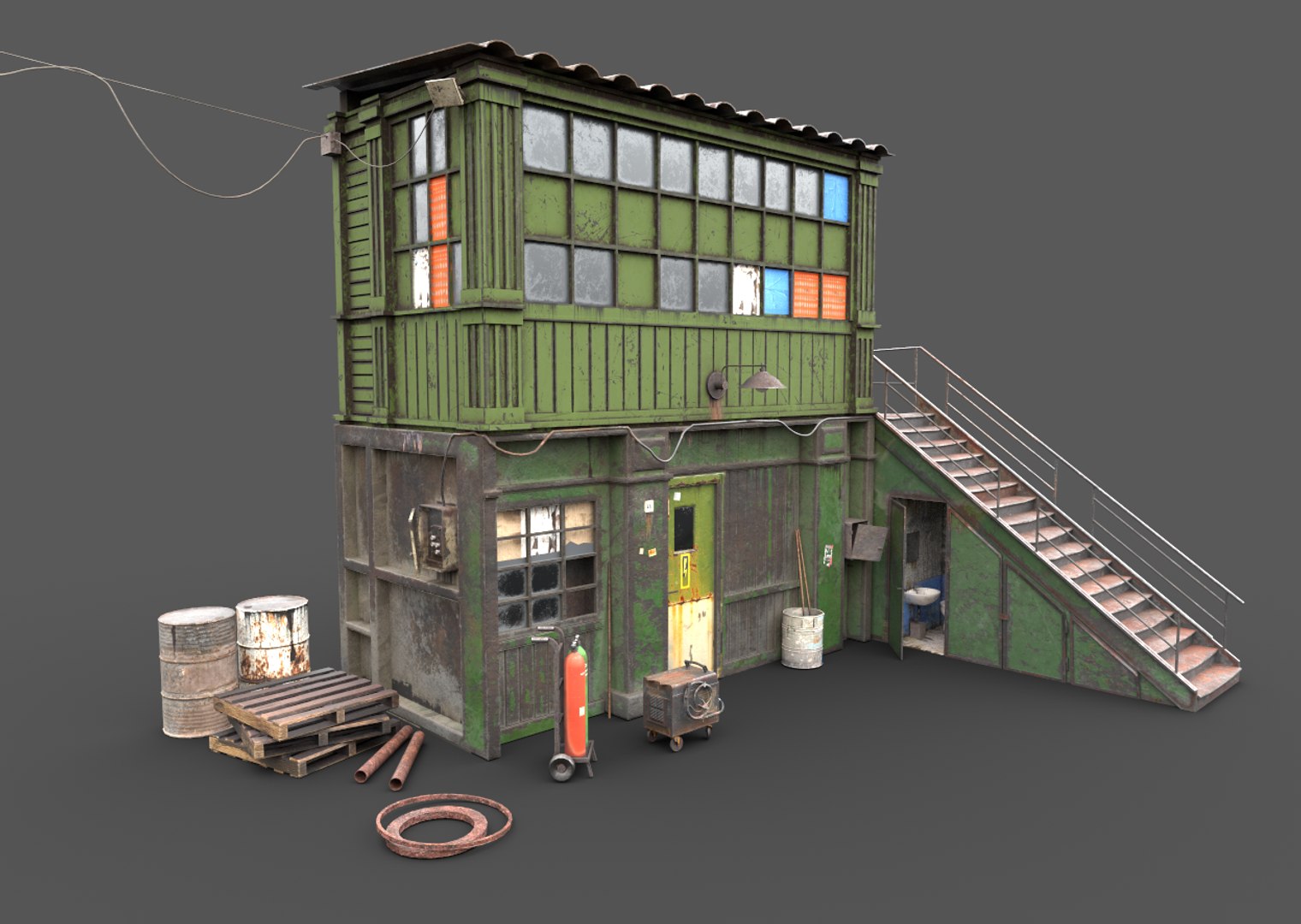 3D Work Office - TurboSquid 1713844