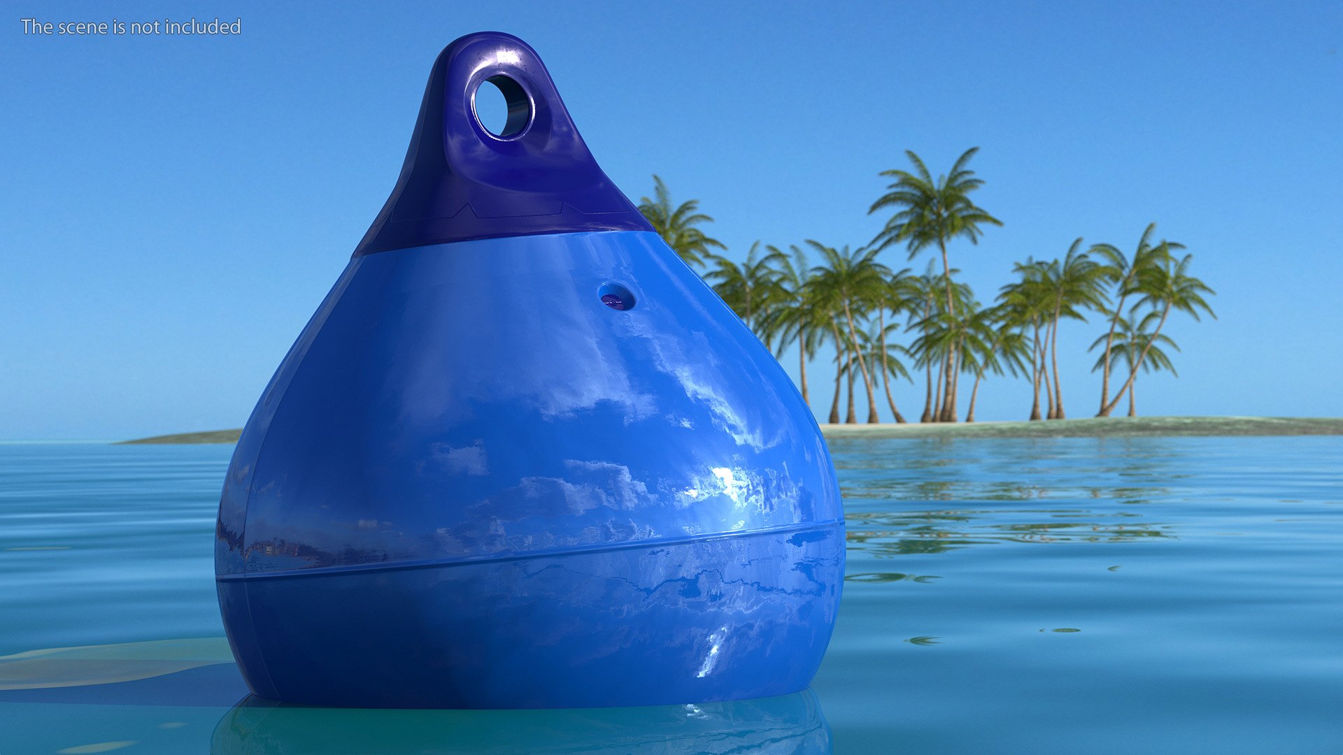 3D Polyform A4 Buoy Blue - TurboSquid 2093455