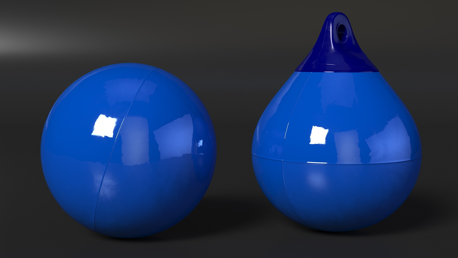 3D Polyform A4 Buoy Blue - TurboSquid 2093455