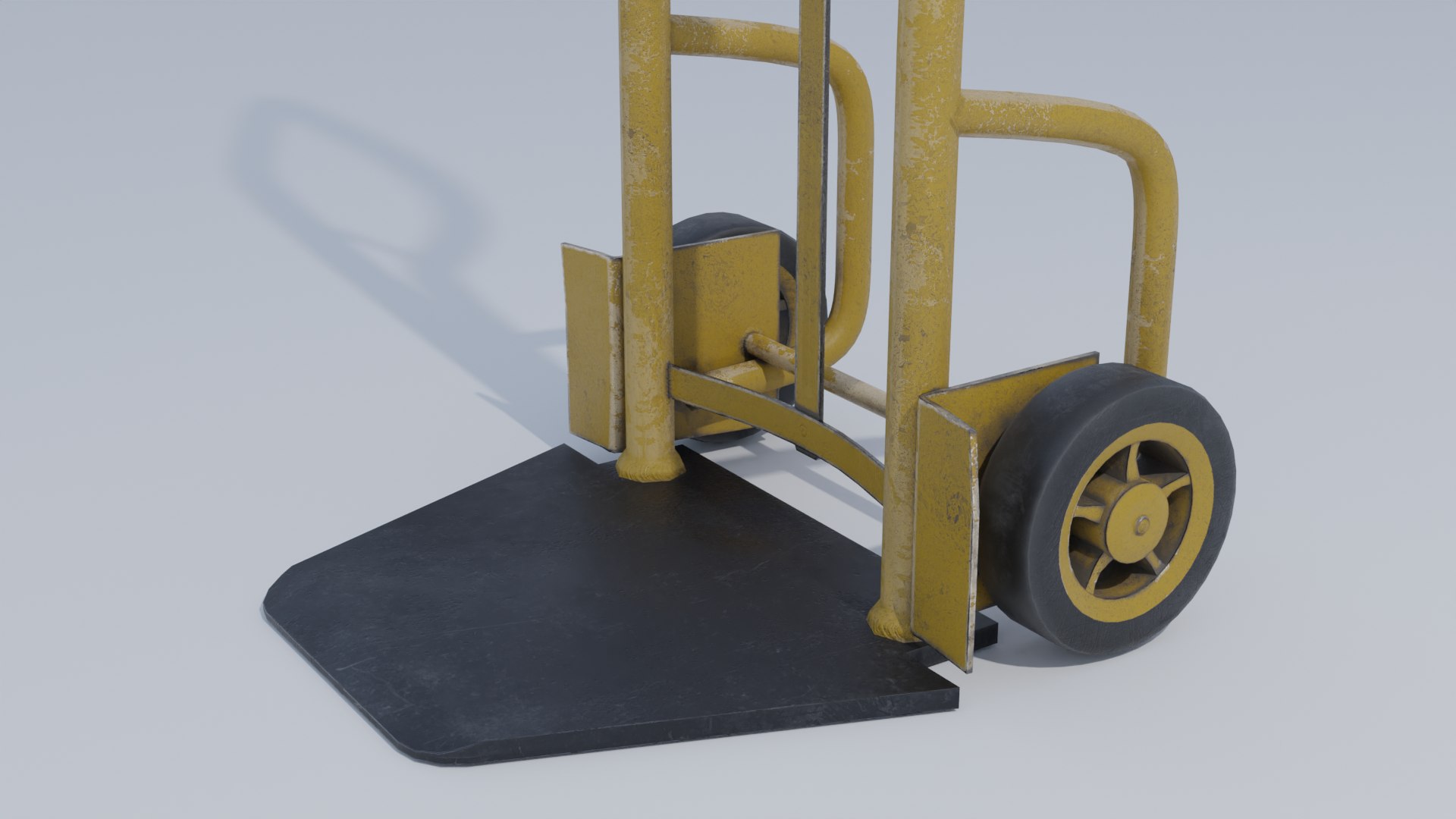3D Industrial Dolly With 4k And 2K Textures Model - TurboSquid 1977232