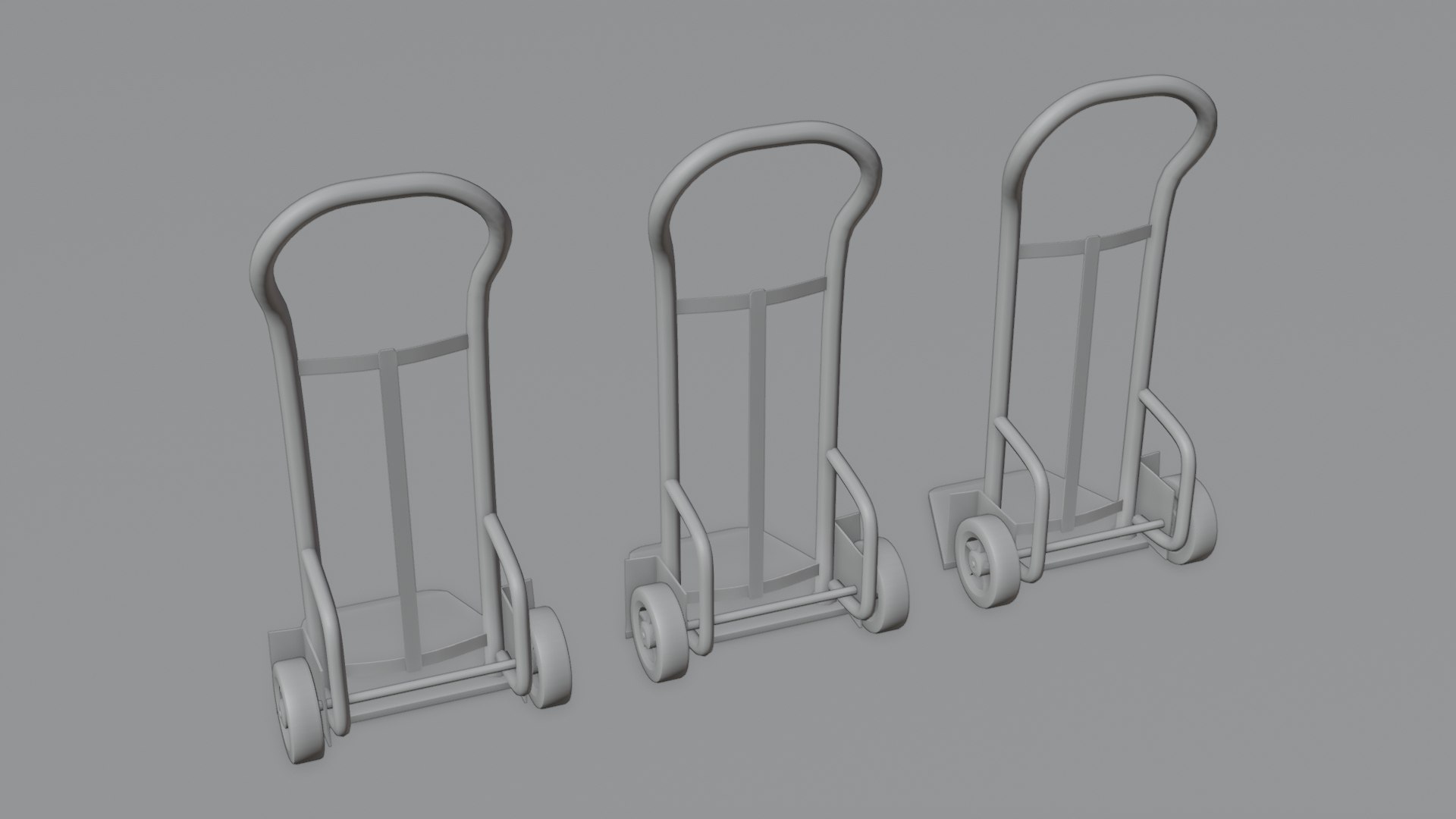 3D Industrial Dolly With 4k And 2K Textures Model - TurboSquid 1977232