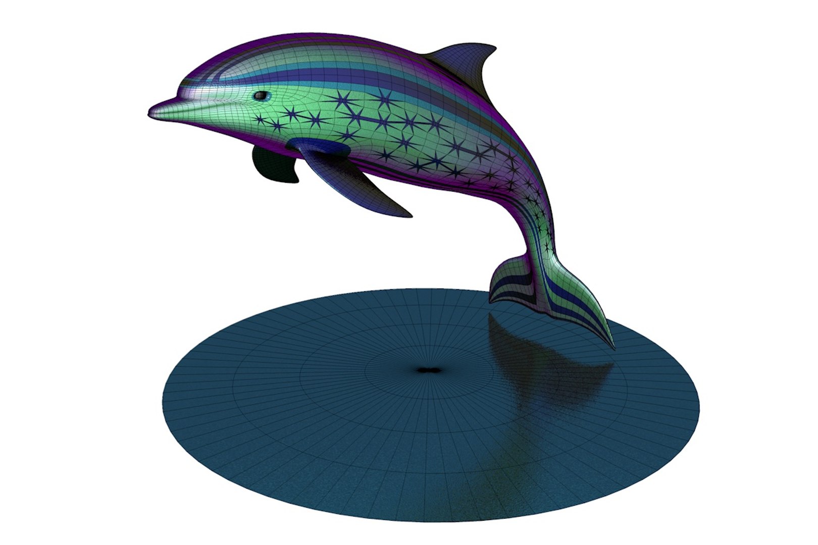 3D Fairy Tale Dolphin Model - TurboSquid 1463041