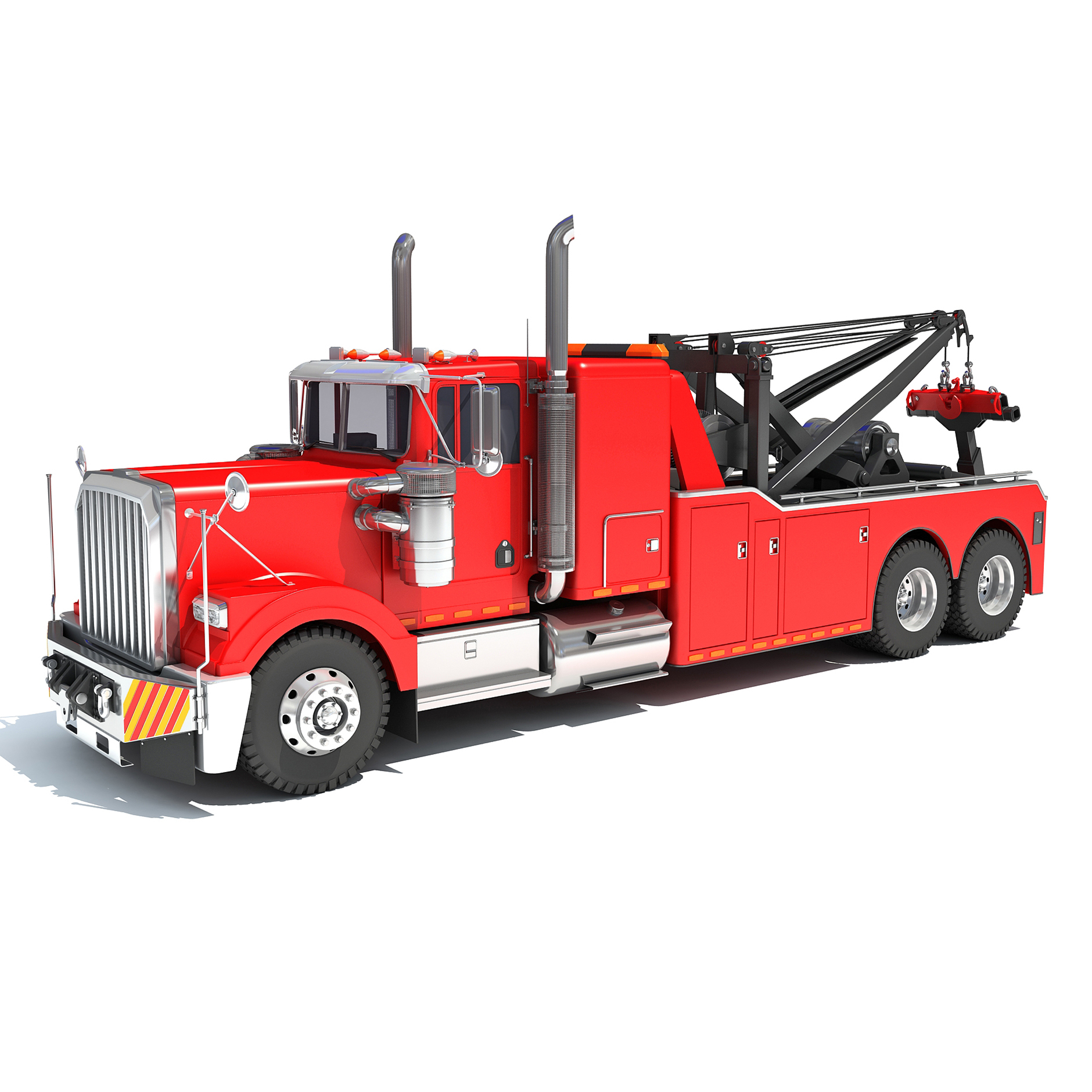 Recovery Service Tow Truck 3D model - TurboSquid 1818636