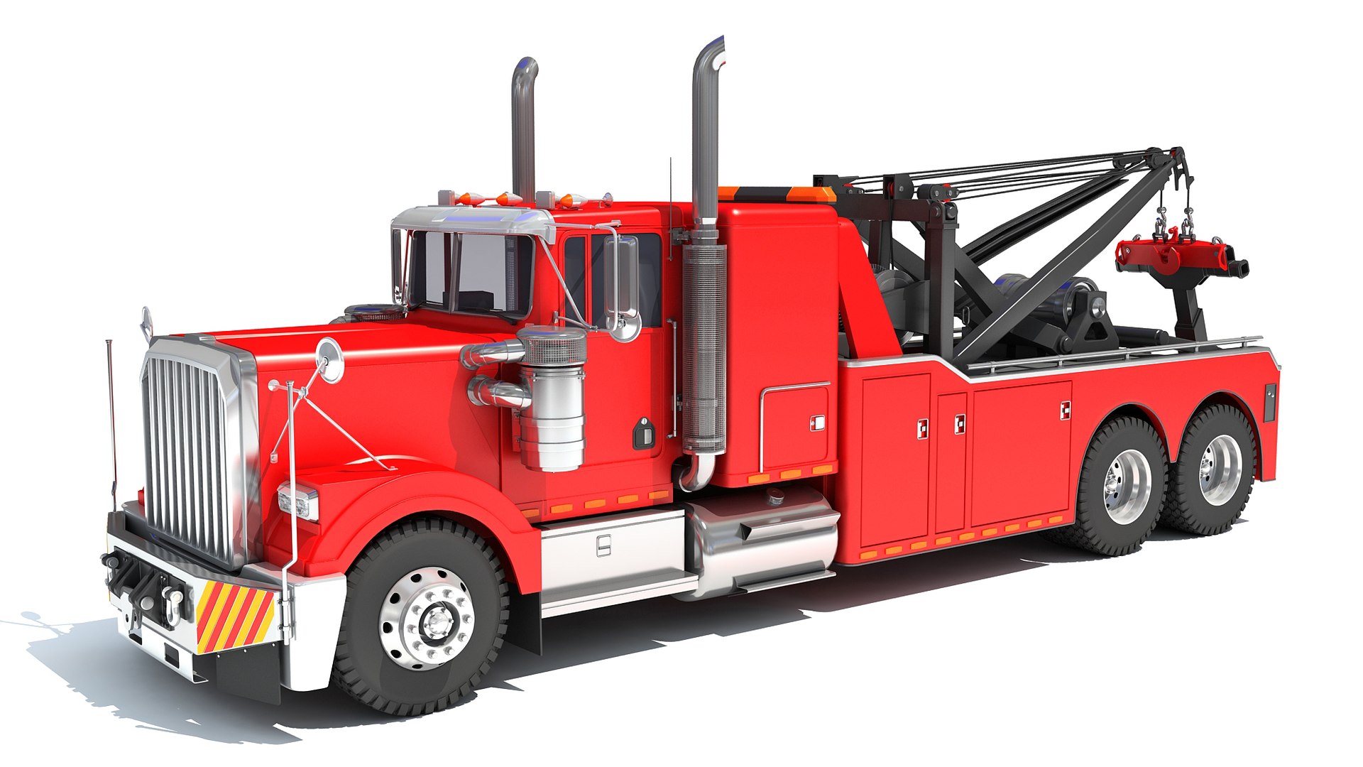 Recovery Service Tow Truck 3D Model - TurboSquid 1818636