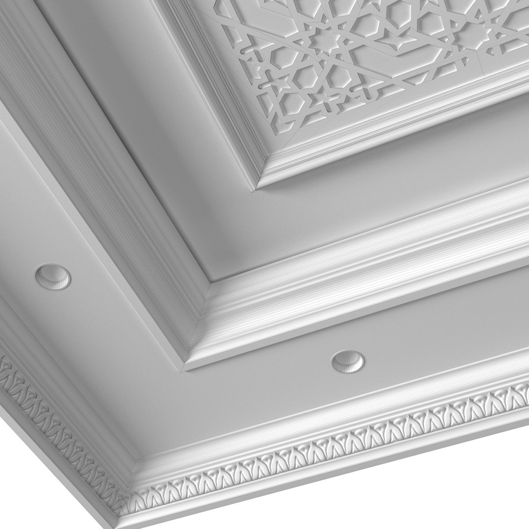 3D Ceiling In Oriental Style Arabic Ceiling Model - TurboSquid 1972786
