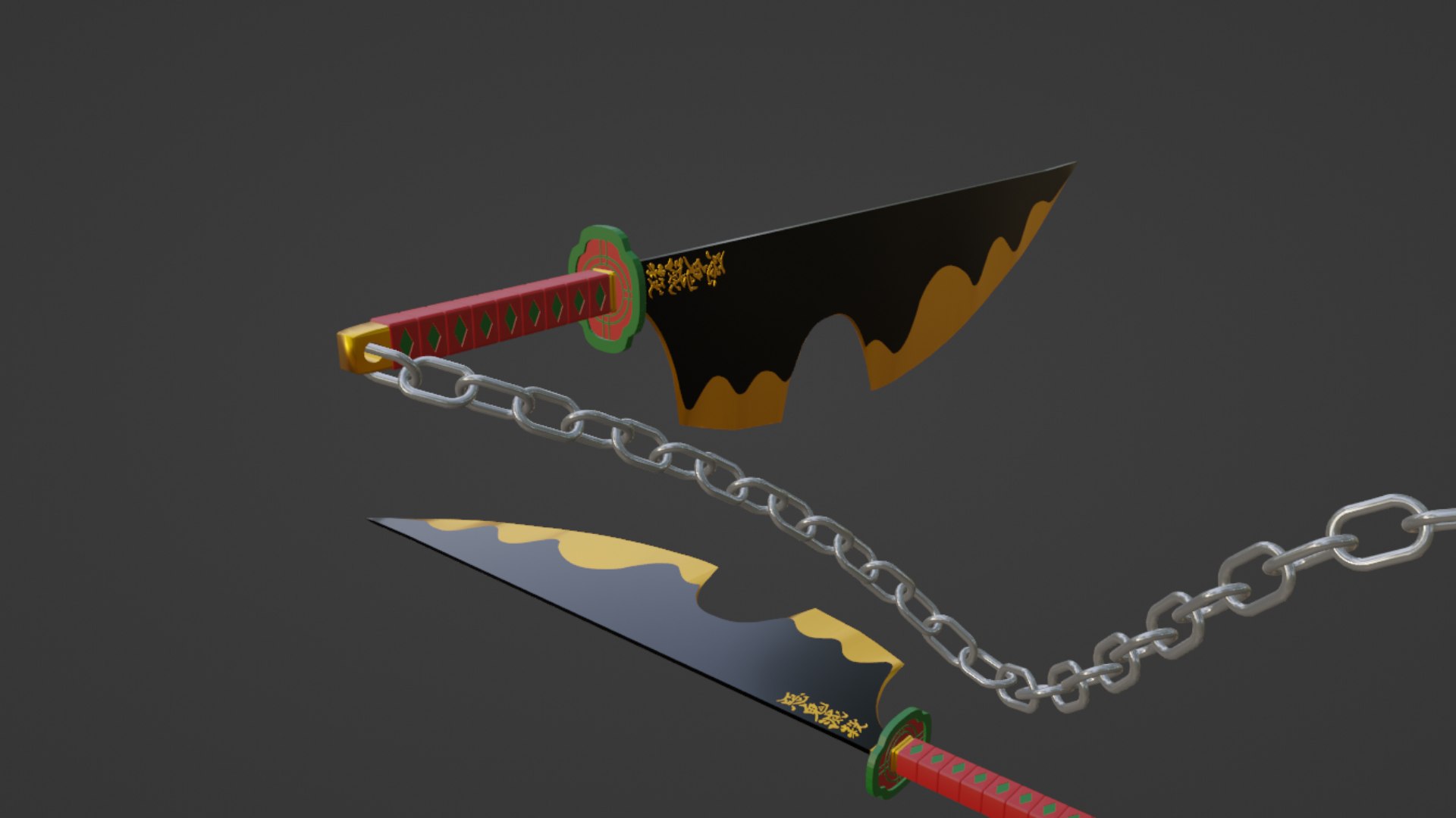 Tengen Sword - Demon Slayer 3D Model - TurboSquid 2244685