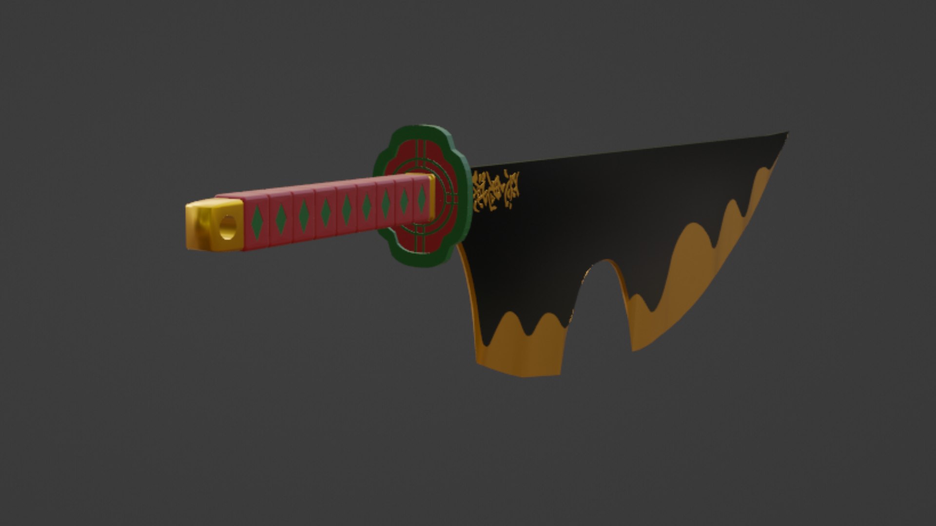 Tengen Sword - Demon Slayer 3D Model - TurboSquid 2244685