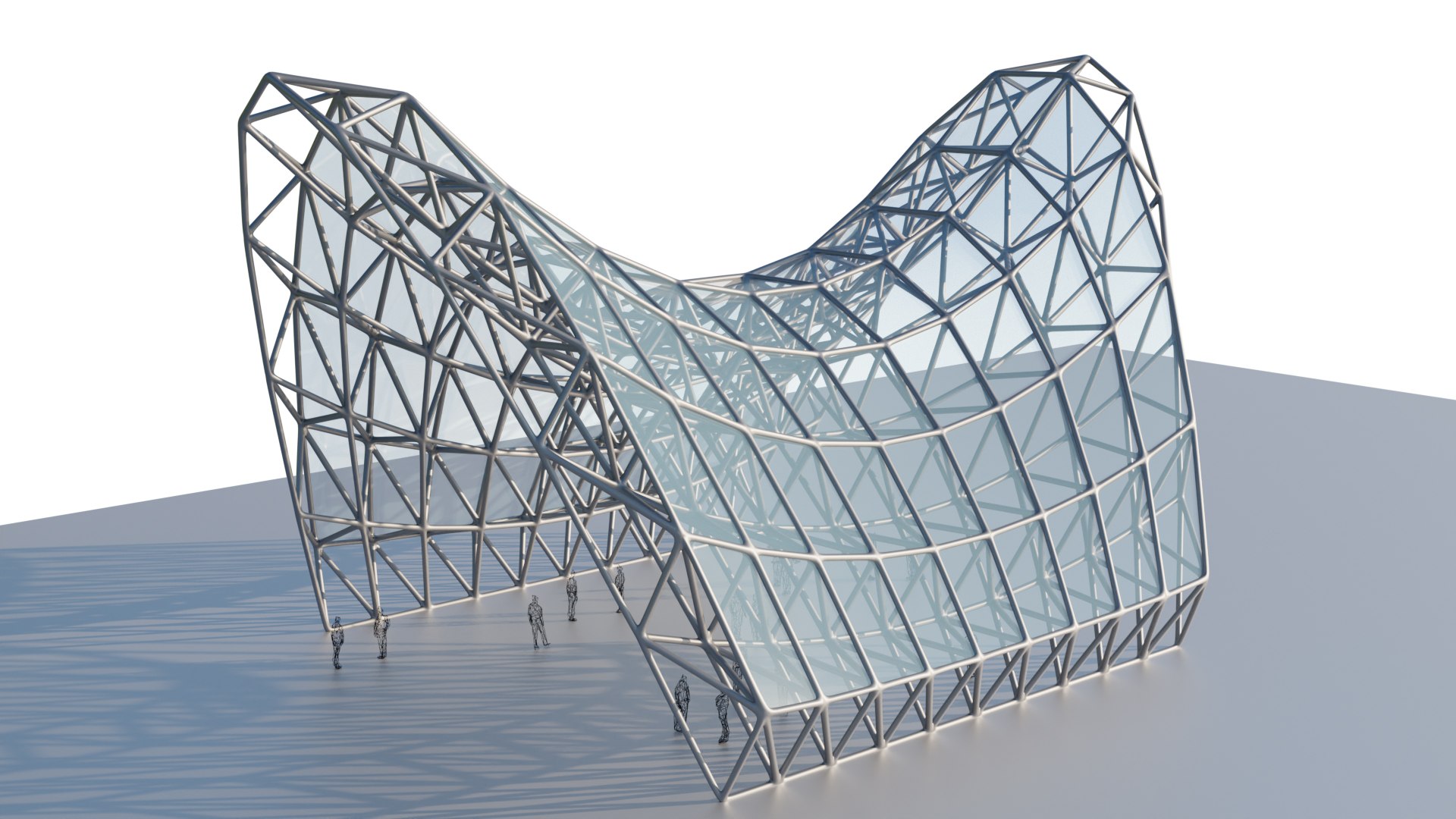 Minimal Truss Pavilion 3D model - TurboSquid 2165181