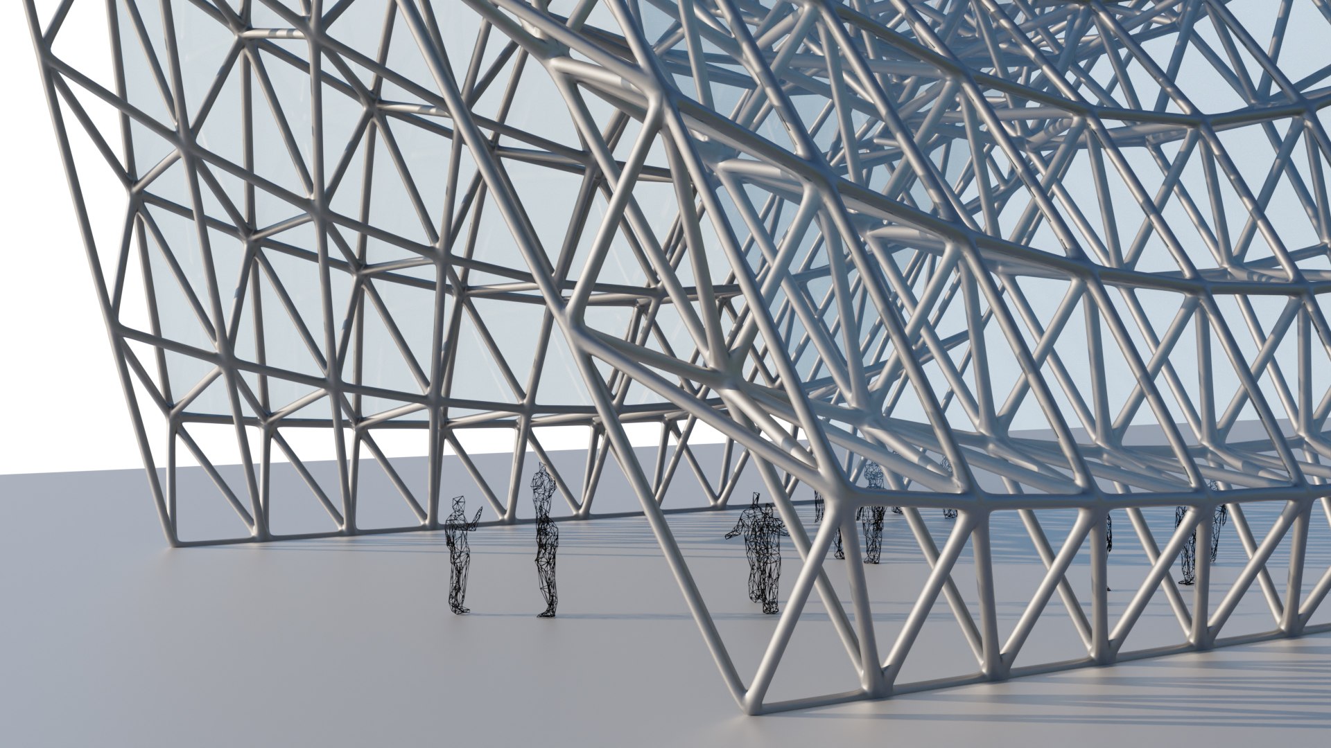 Minimal Truss Pavilion 3D Model - TurboSquid 2165181