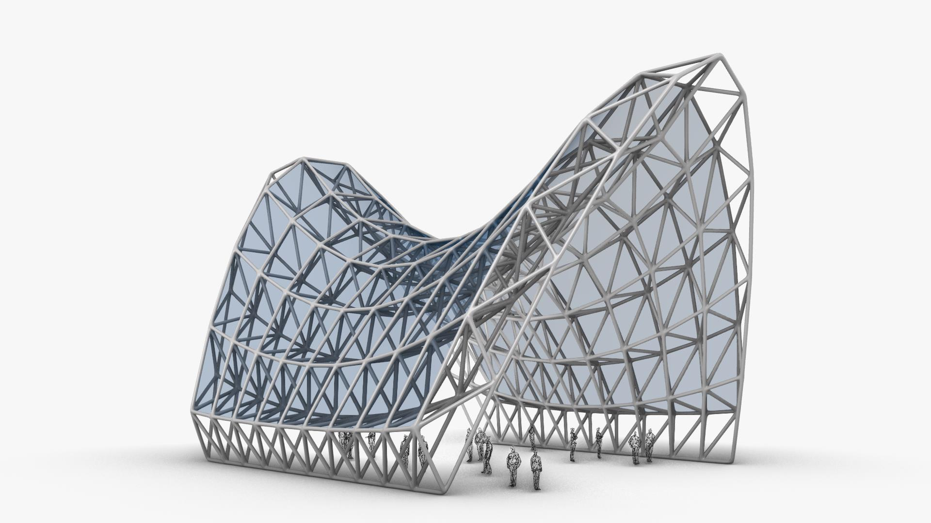 Minimal Truss Pavilion 3D model - TurboSquid 2165181