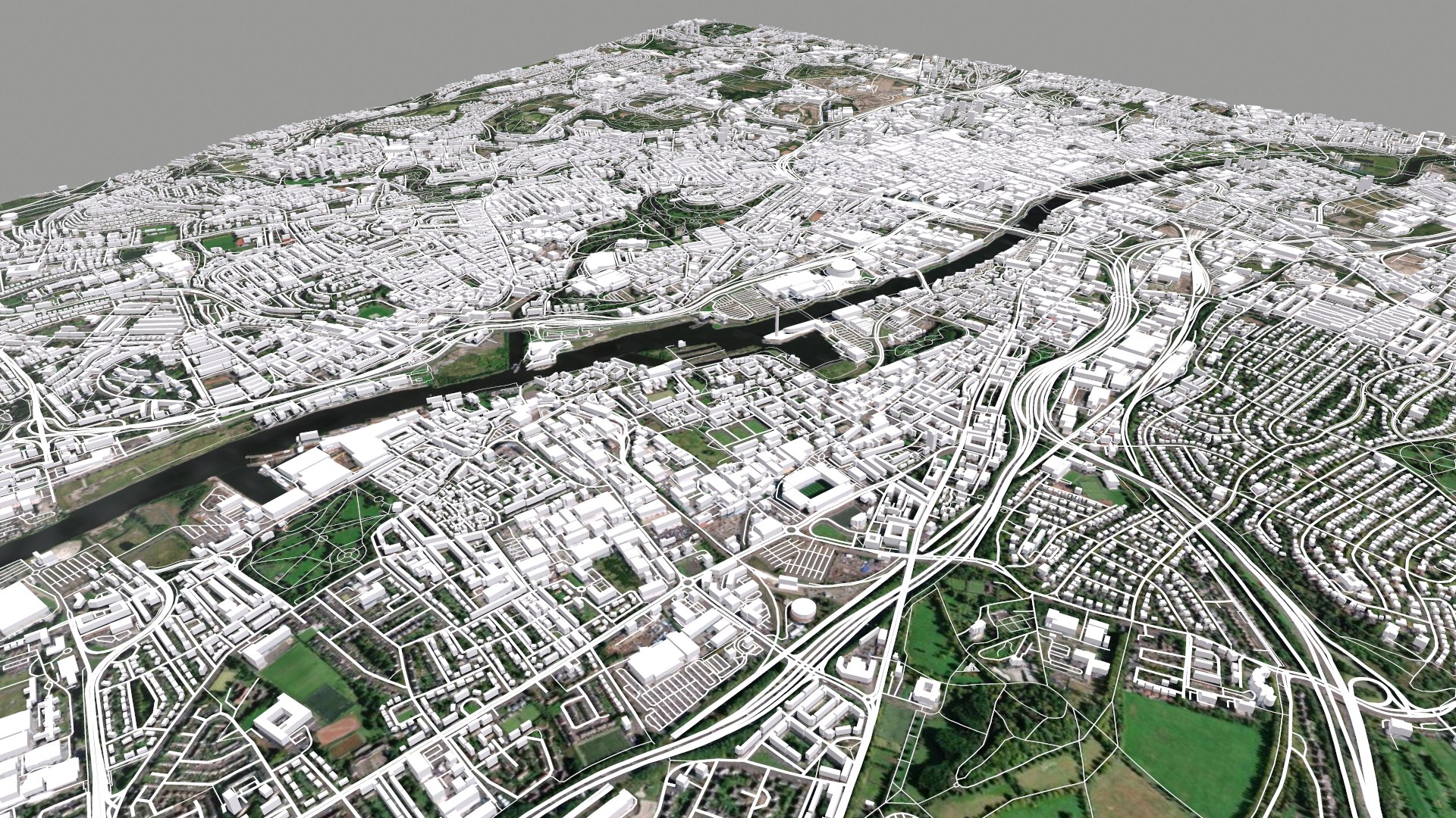 3D Cityscape Glasgow Scotland - TurboSquid 1947943