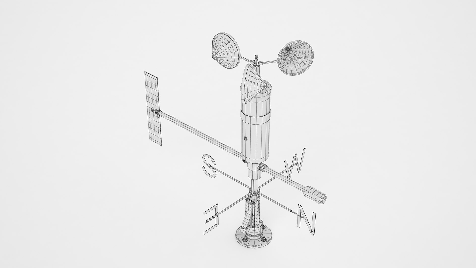 3D Wind Speed Sensor - TurboSquid 1712657
