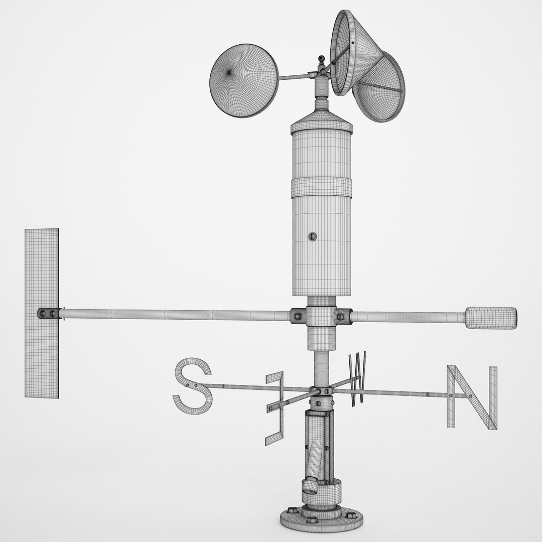 3D Wind Speed Sensor - TurboSquid 1712657