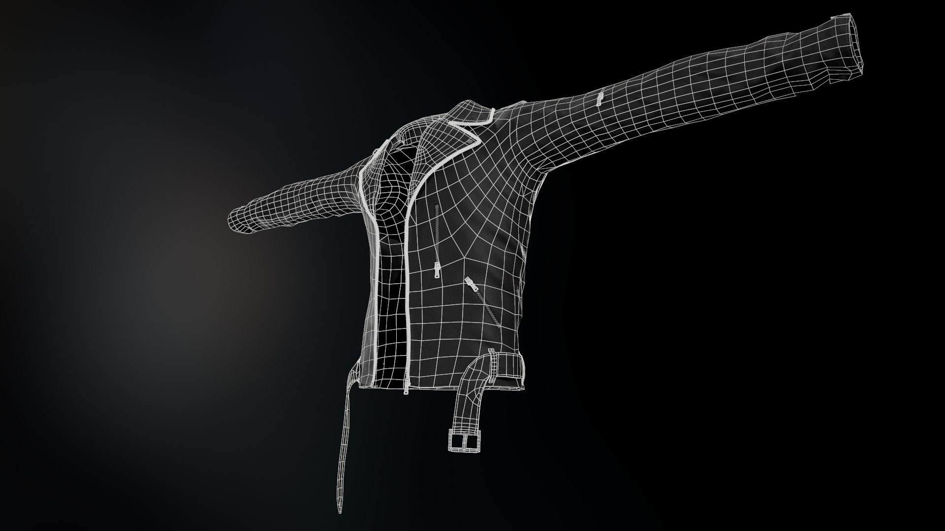 Black Jacket 3D Model - TurboSquid 1507285