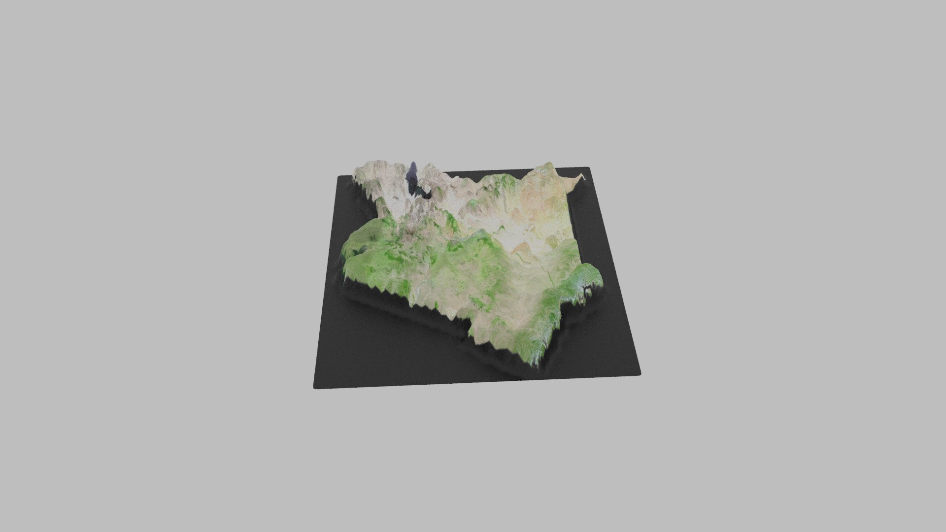 3D Kenya Map Country - TurboSquid 2076222