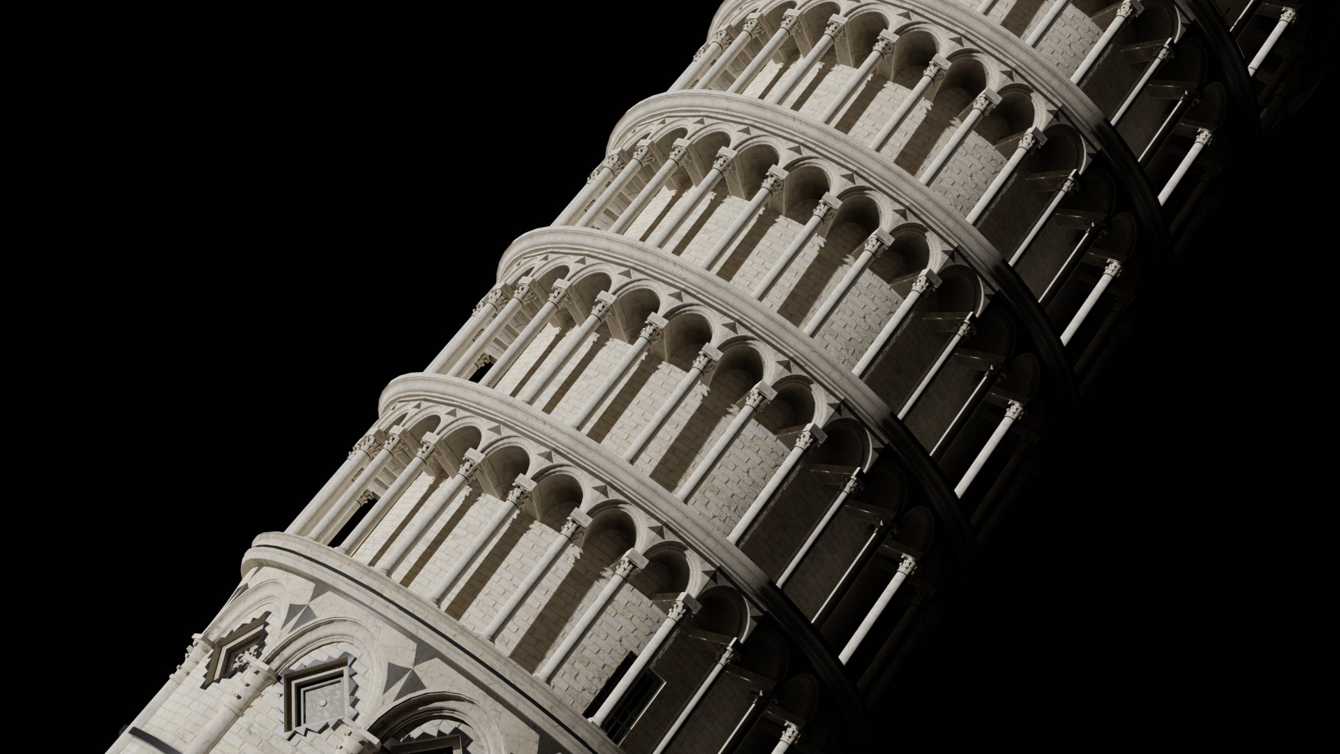3D The Leaning Tower Of Pisa Model - TurboSquid 2104358