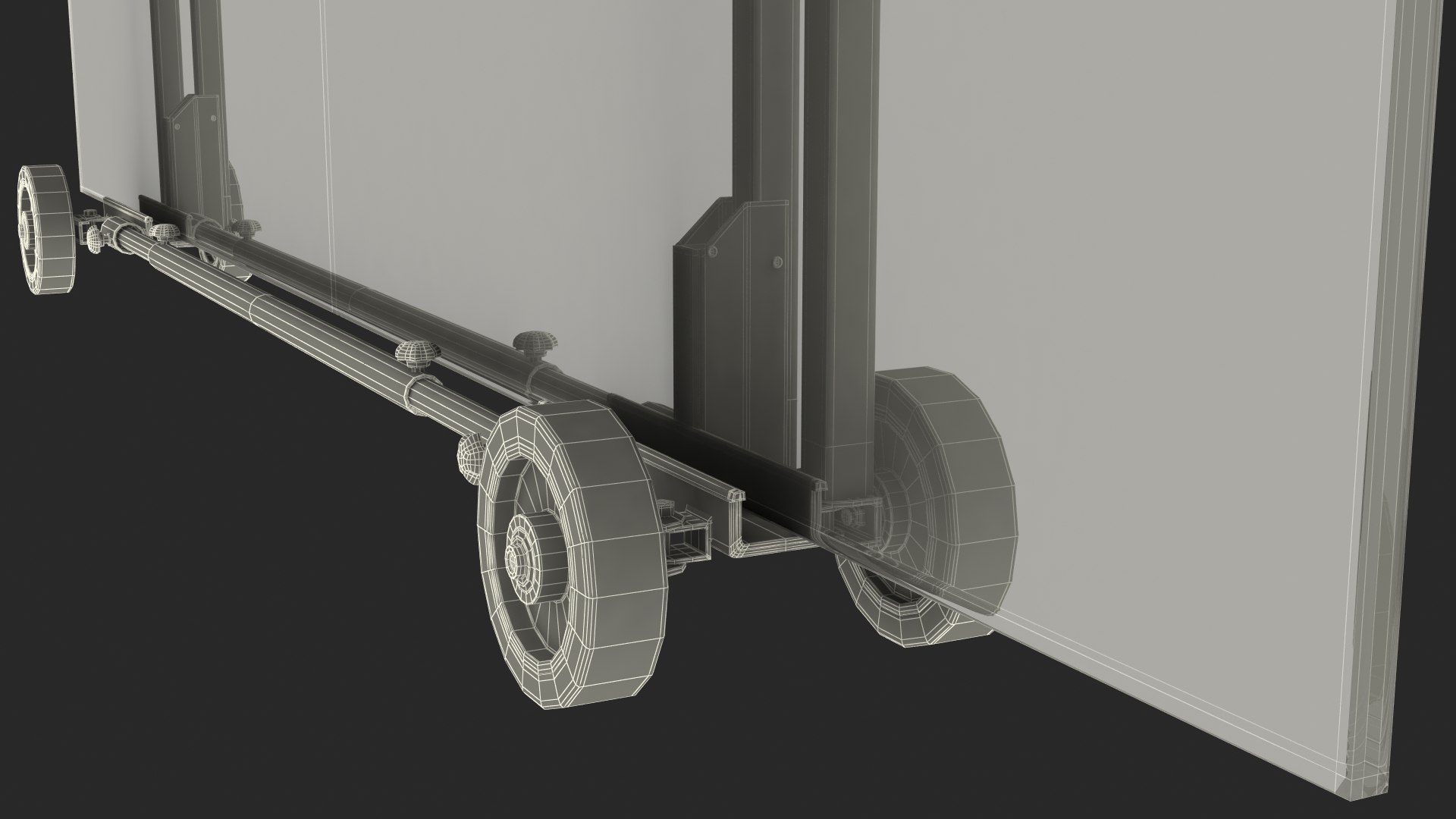 Panel Transport Trolley Glass 3D Model - TurboSquid 1693110