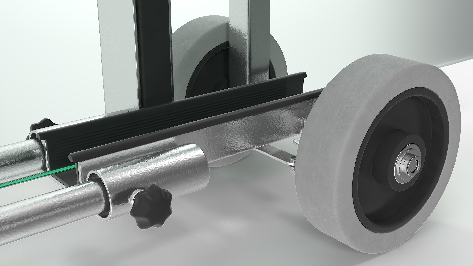 Panel transport trolley glass 3D model - TurboSquid 1693110