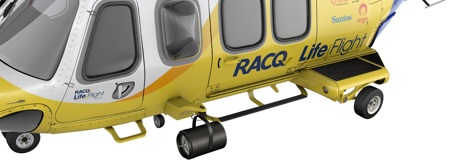 3D AW139 RACQ LifeFlight Rescue L2178 - TurboSquid 2256619