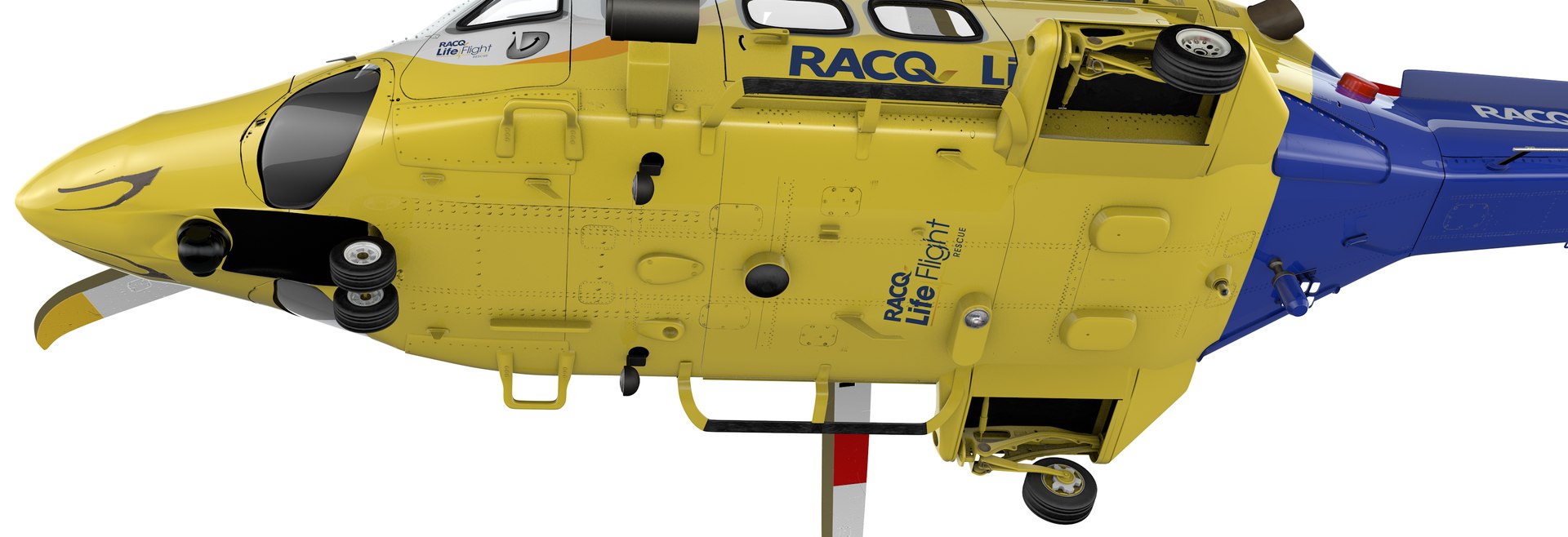 3D AW139 RACQ LifeFlight Rescue L2178 - TurboSquid 2256619