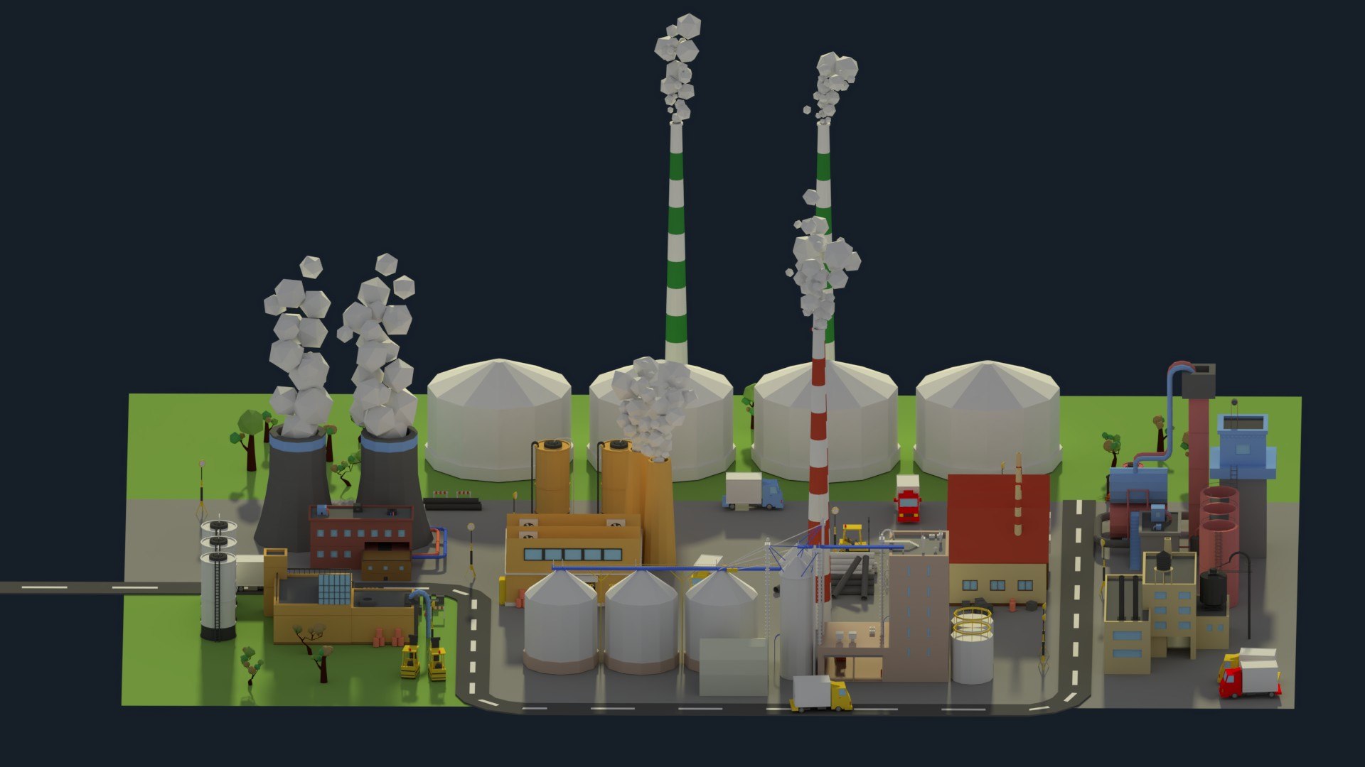 3D Factories Industrial - TurboSquid 1158356
