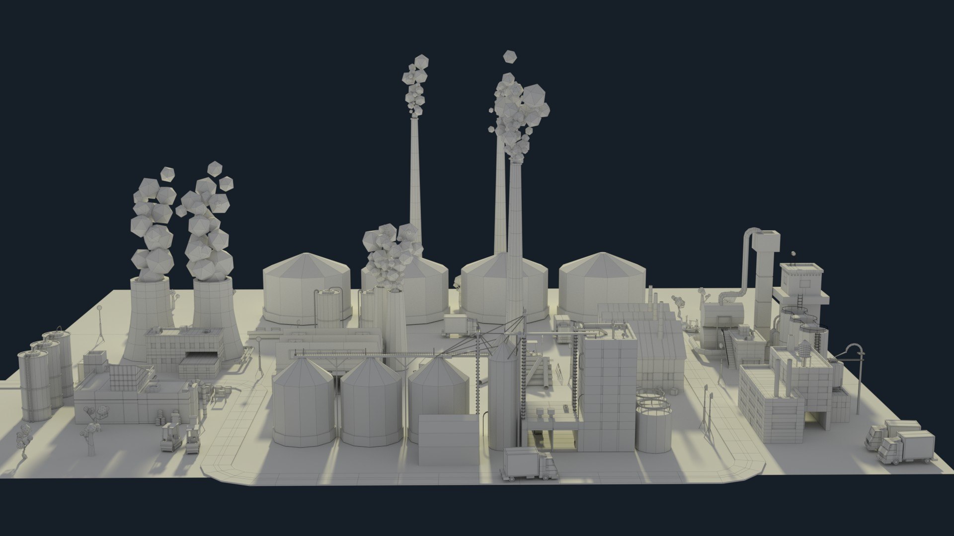 3D Factories Industrial - TurboSquid 1158356