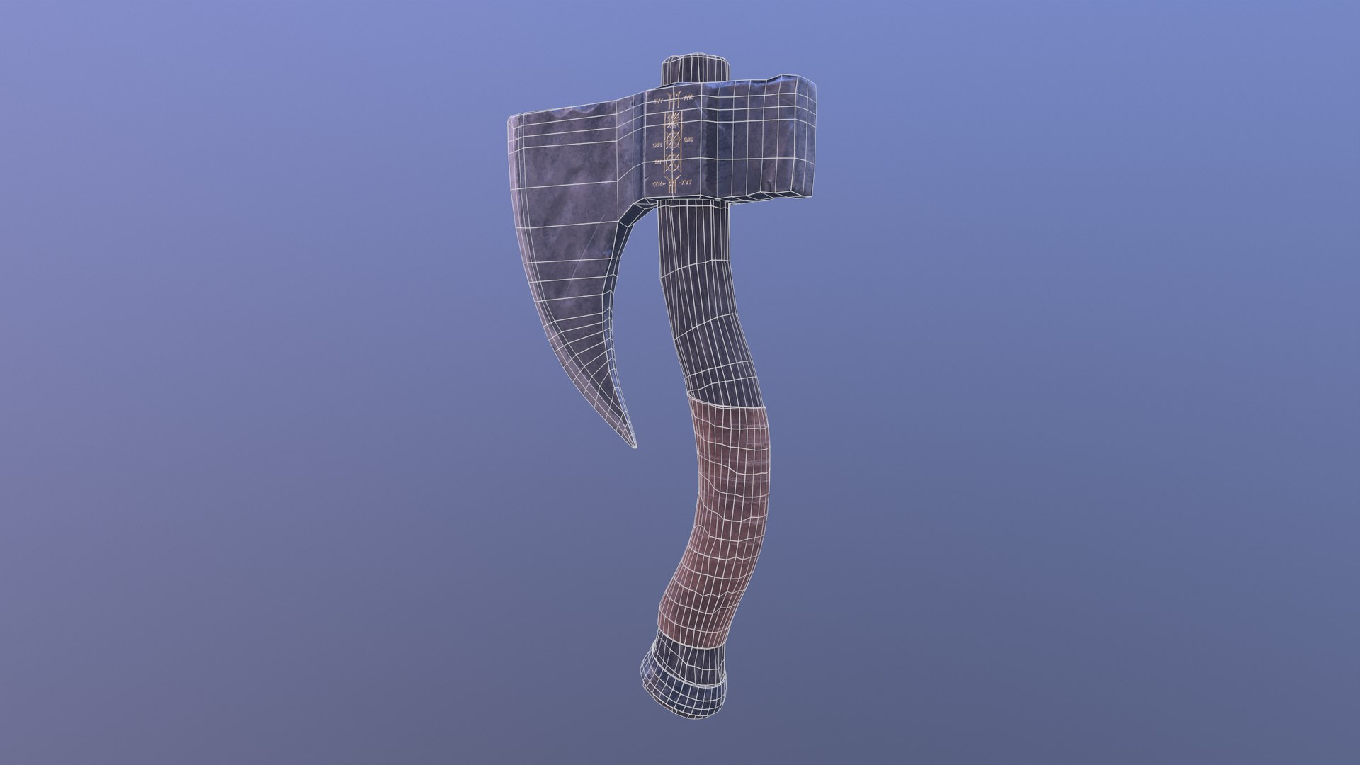 Battleworn Axe Model - TurboSquid 2283829