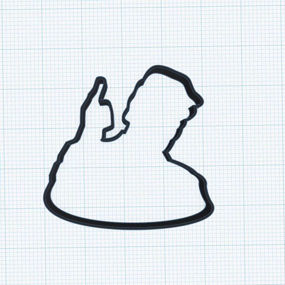 3D Model Donald Trump Mold Gingerbreads - TurboSquid 1471923