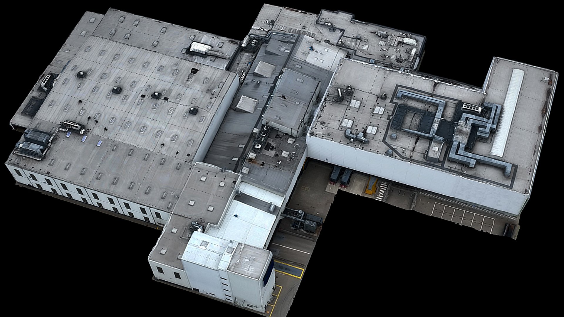 3D Industrial Factory Buildings Terrain Photogrammetry - TurboSquid 2337333