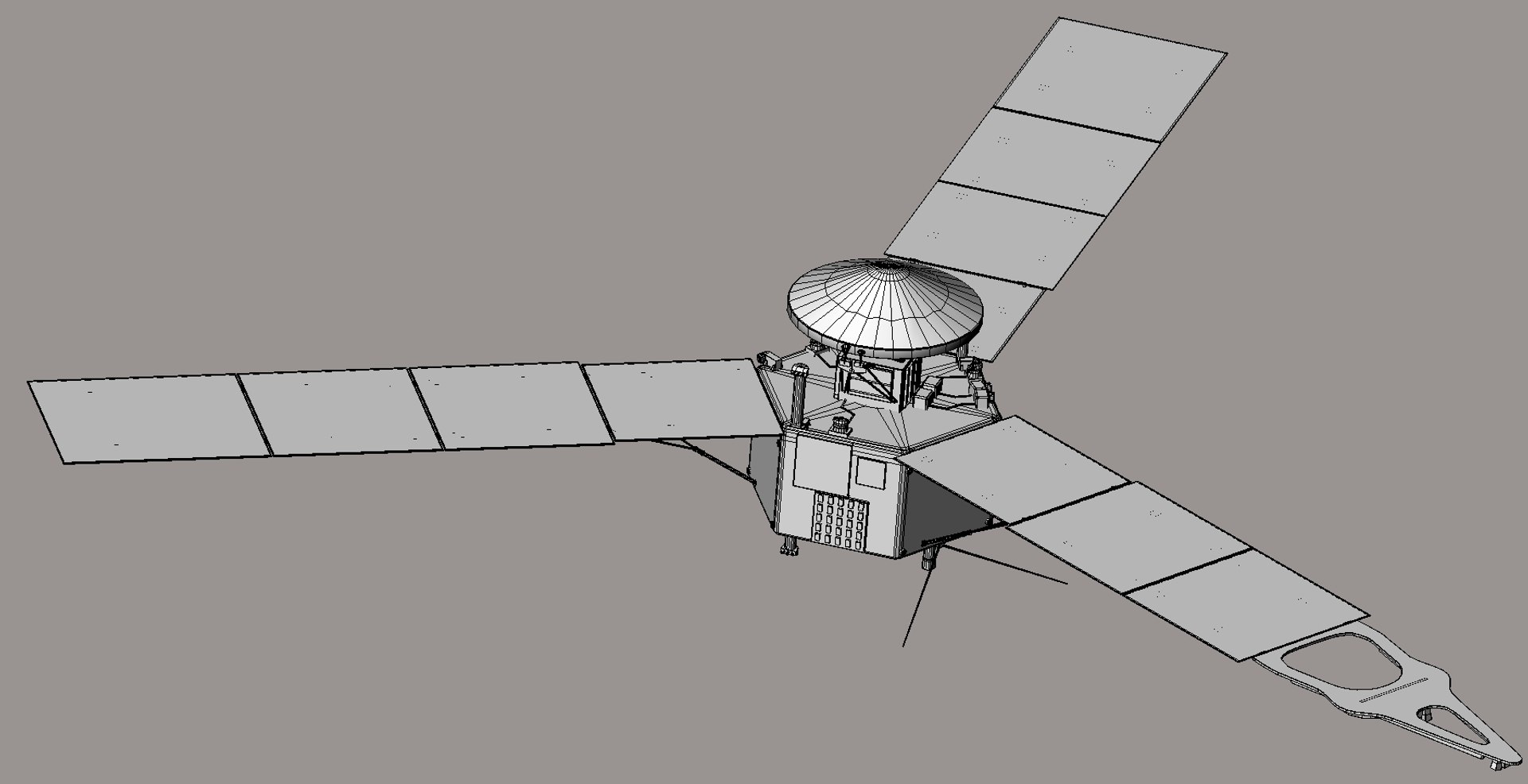 3d Model Juno Mission Jupiter