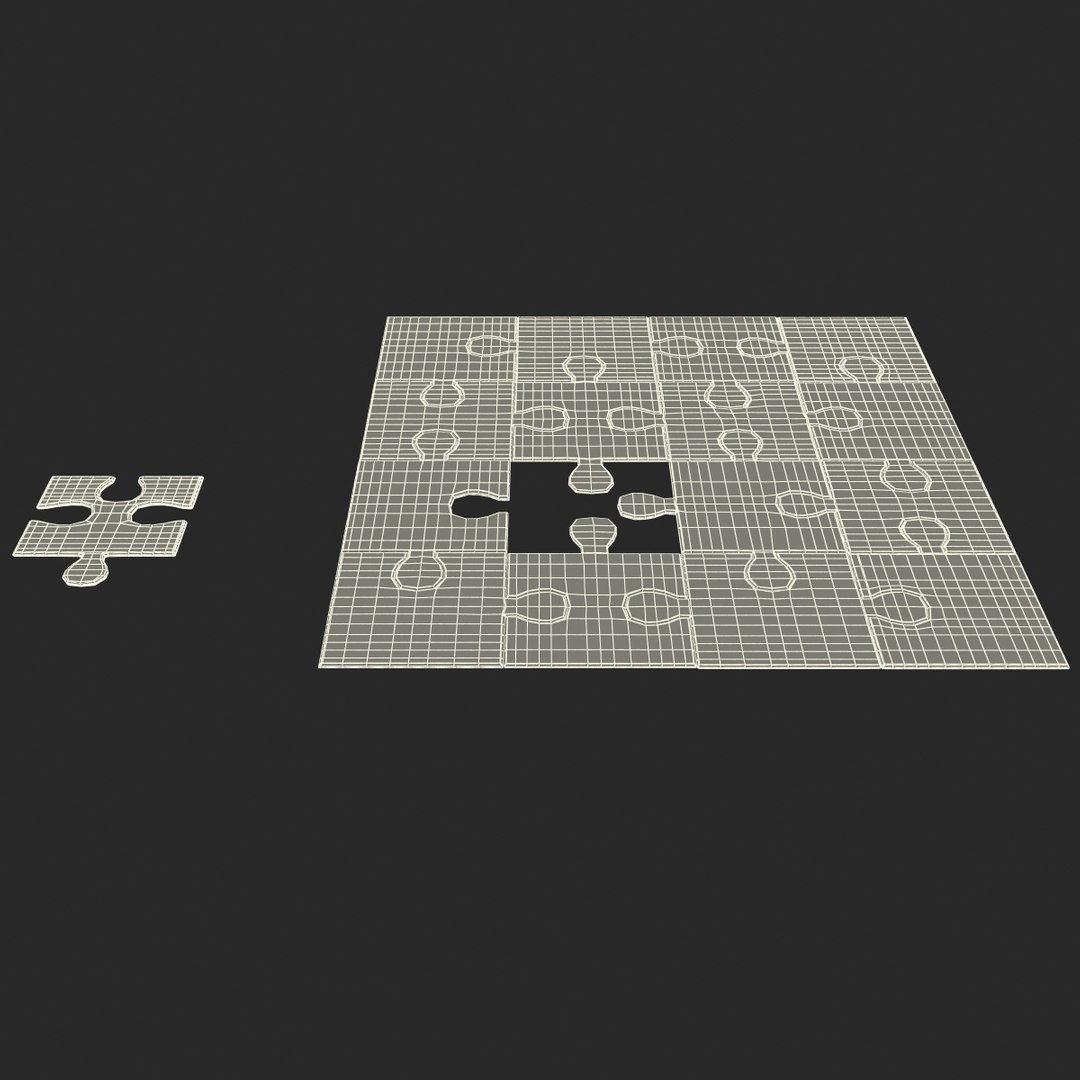 jigsaw puzzle 3d model