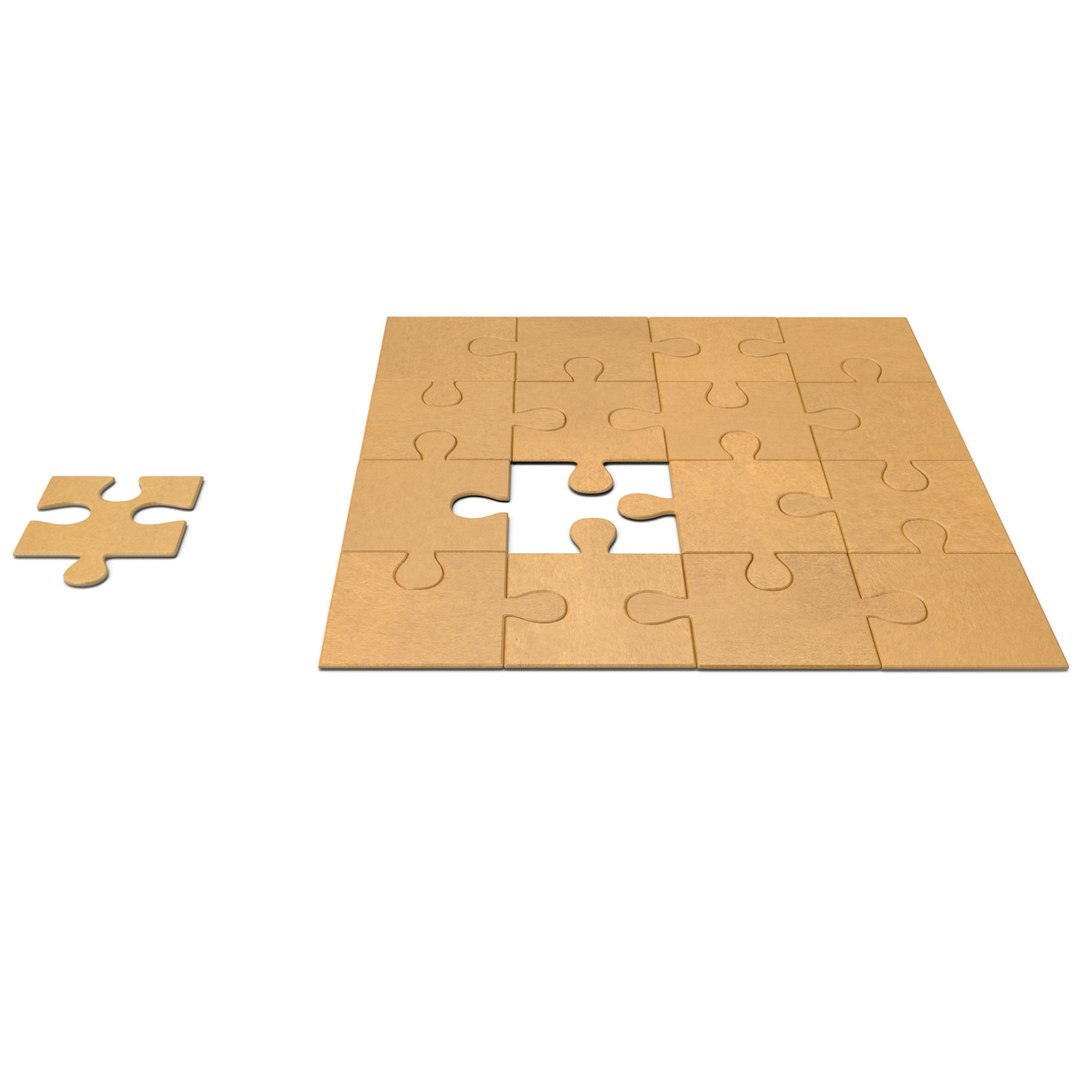 Jigsaw Puzzle 3d Model
