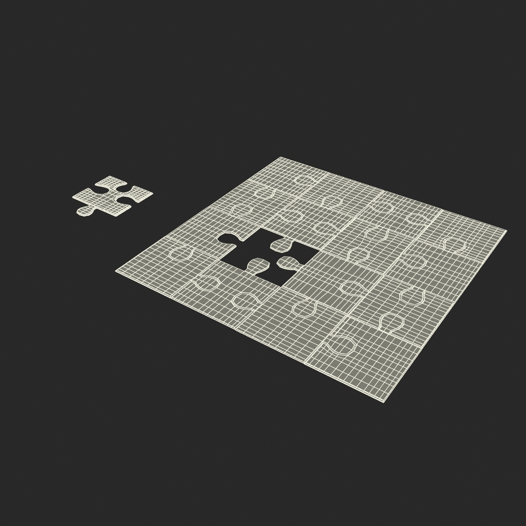 Jigsaw Puzzle 3d Model
