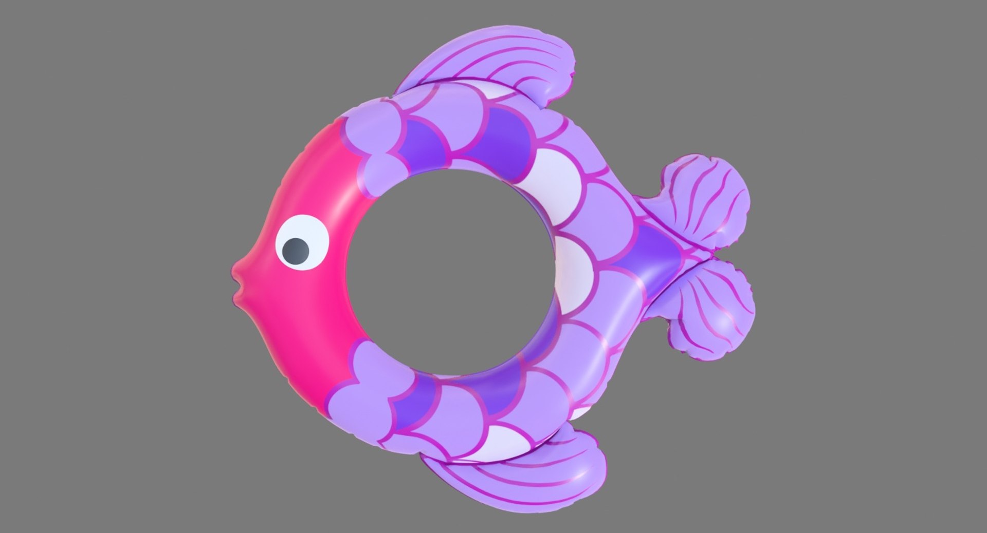 Realistic Float Ring Fish 3D Model - TurboSquid 1352018