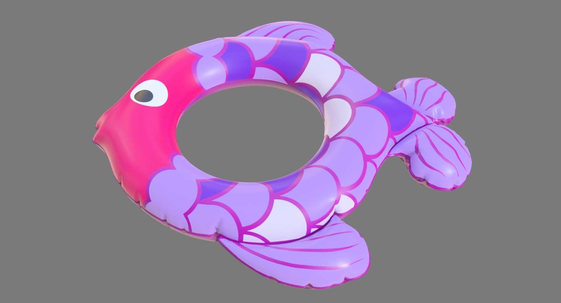 Realistic Float Ring Fish 3D Model - TurboSquid 1352018
