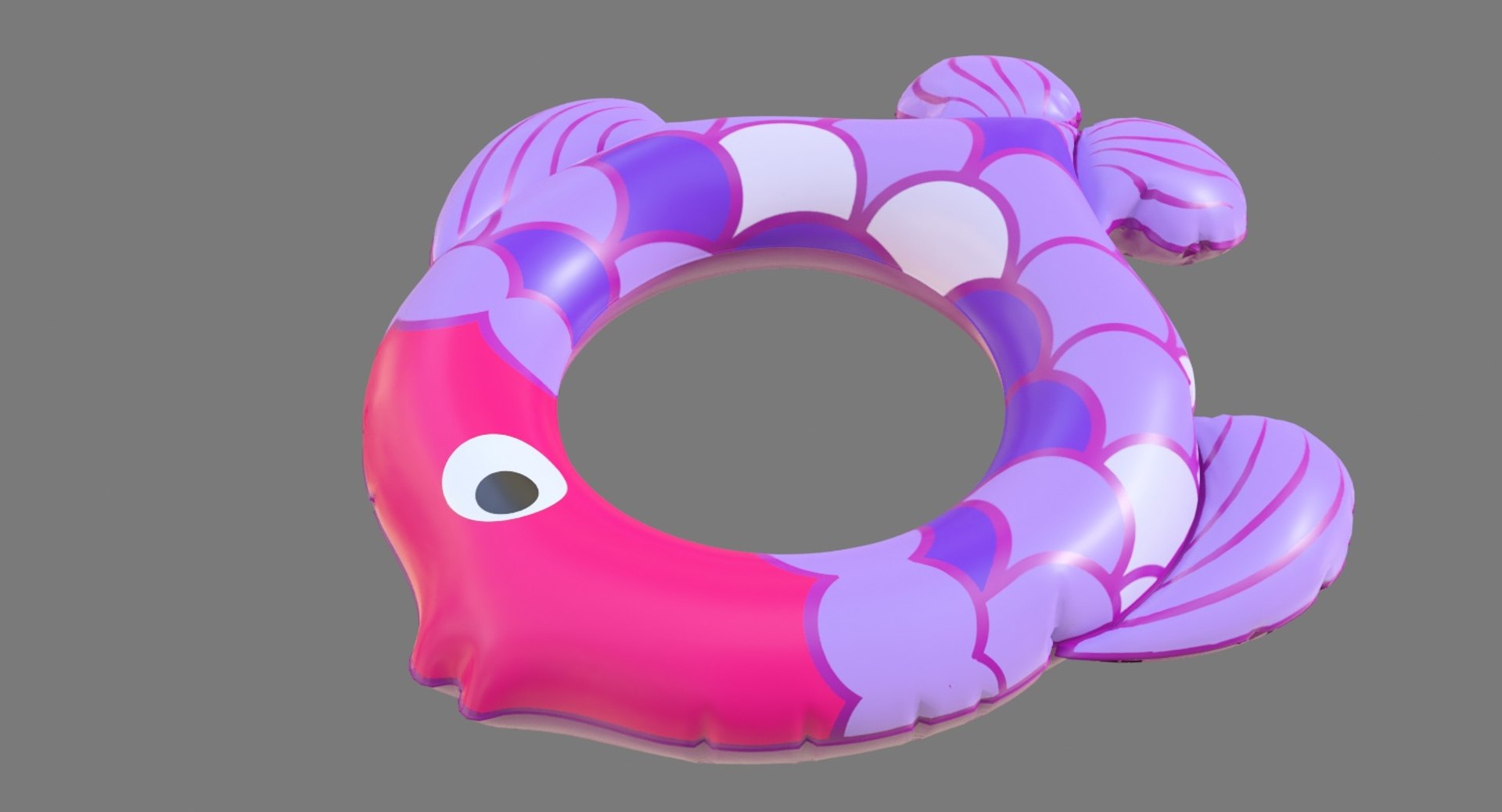 Realistic Float Ring Fish 3D Model - TurboSquid 1352018